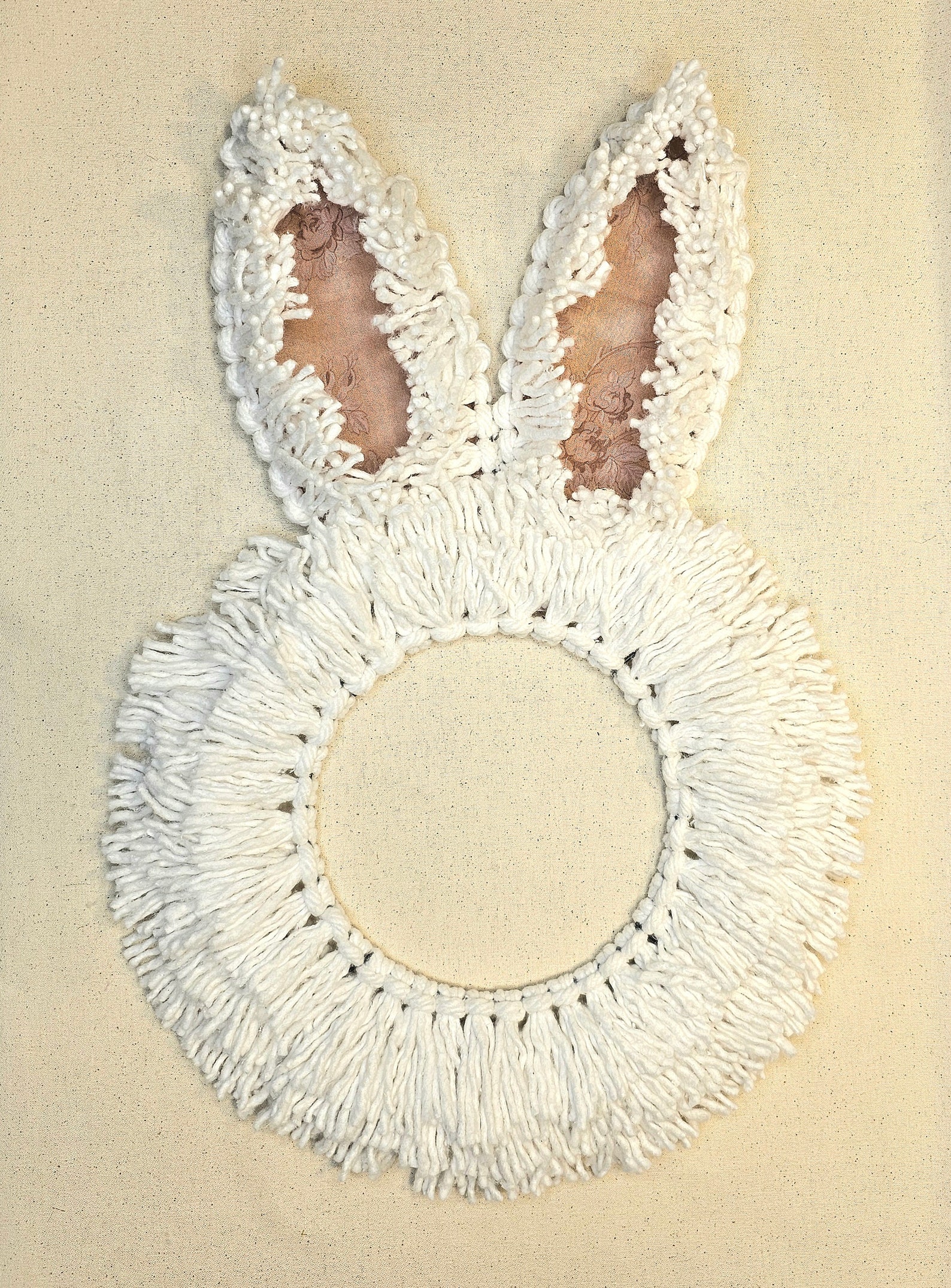 Boho Bunny Wreath, Bunny Ear Wreath, Spring Wreath, Easter Bunny Wreath ...