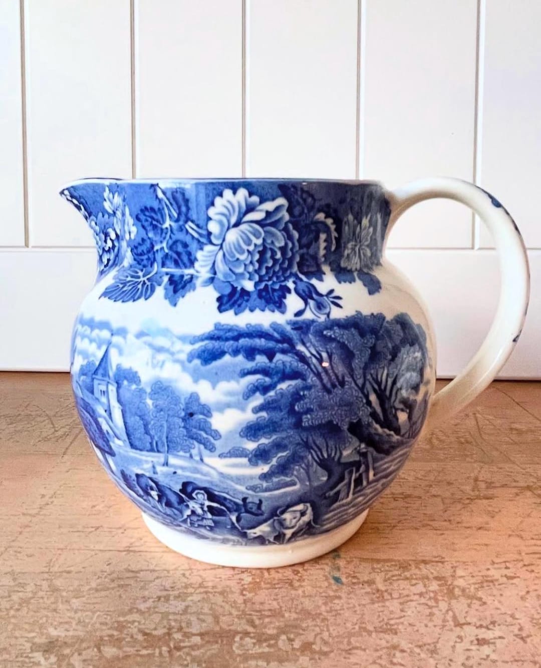 Enoch Woods Ware “english Scenery” Large Jug-pitcher Circa 1930 - Etsy