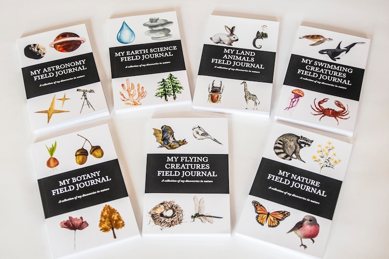 Nature Journal for Kids- Charlotte Mason Nature Study Prompts Field ...