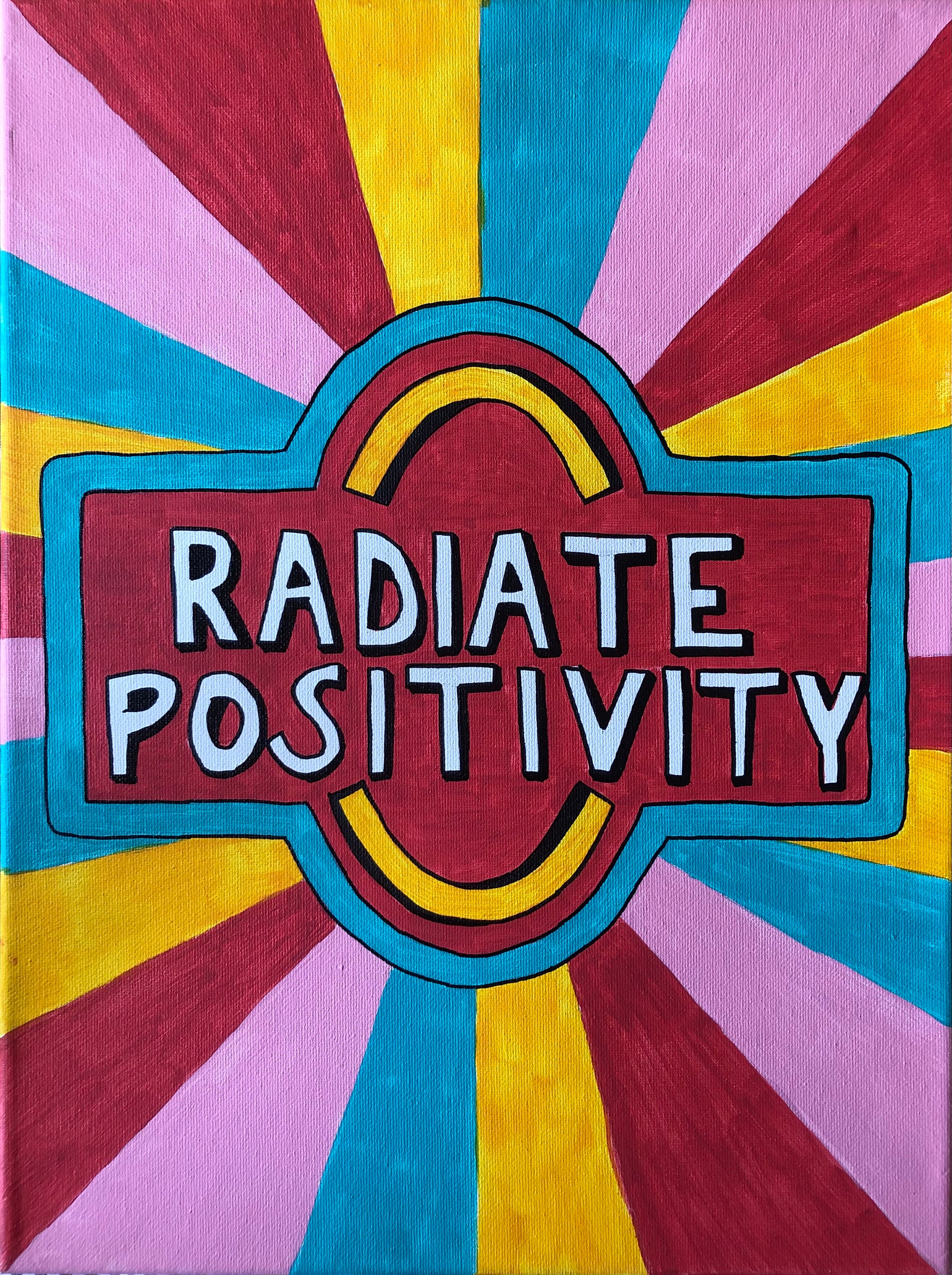 Radiate Positivity Print - Etsy