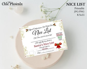 Nice List Approved STAMP .svg .png .pdf .eps .dxf Instant - Etsy