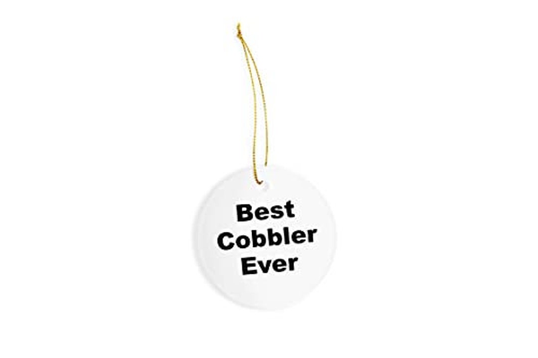 Cobbler Ceramic Ornament Christmas Decorations 3 Circle Ceramic ...