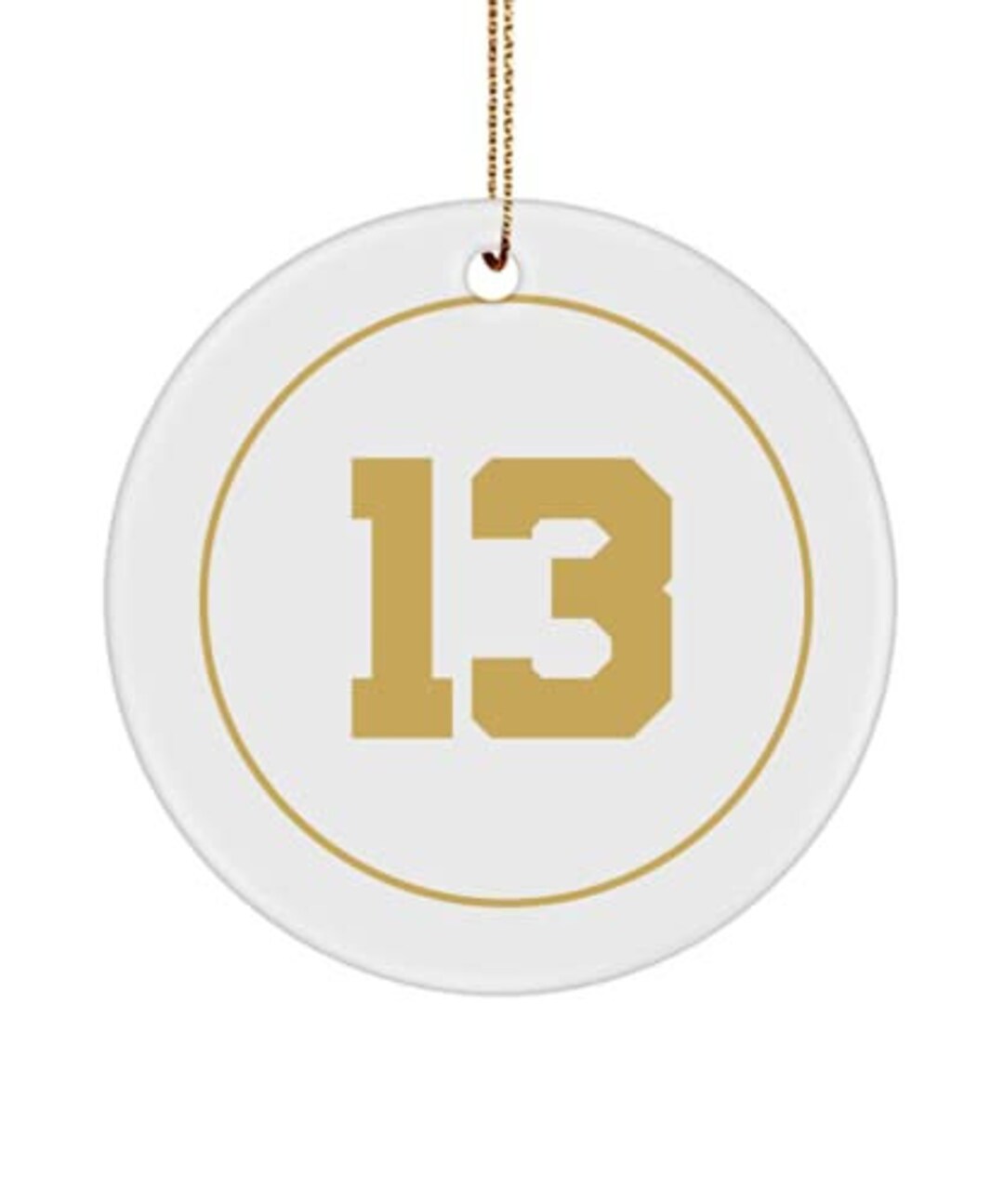 13 Christmas Ornaments 13 Christmas Decorations 3 Circle Ceramic ...