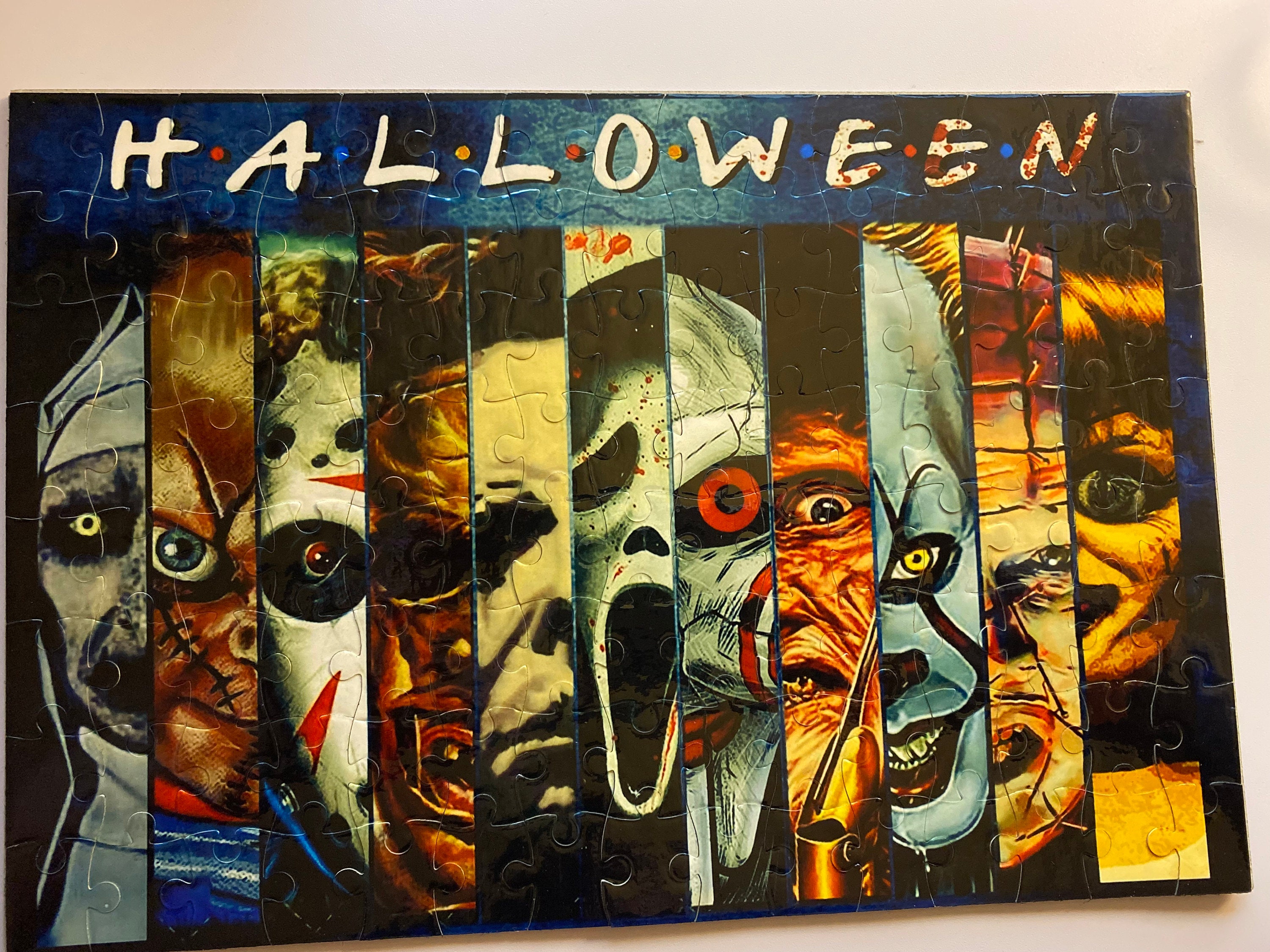 Halloween Friends Puzzle - Etsy