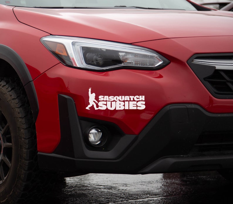 SASQUATCH SUBIES Bigfoot Peace Sign Off-road Sticker for Lifted ...