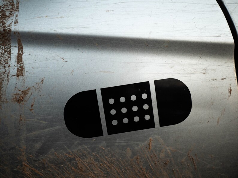 Bandaid Dent Cover-up Vinyl Sticker Decal 4x4 Off-road Wheeling - Etsy