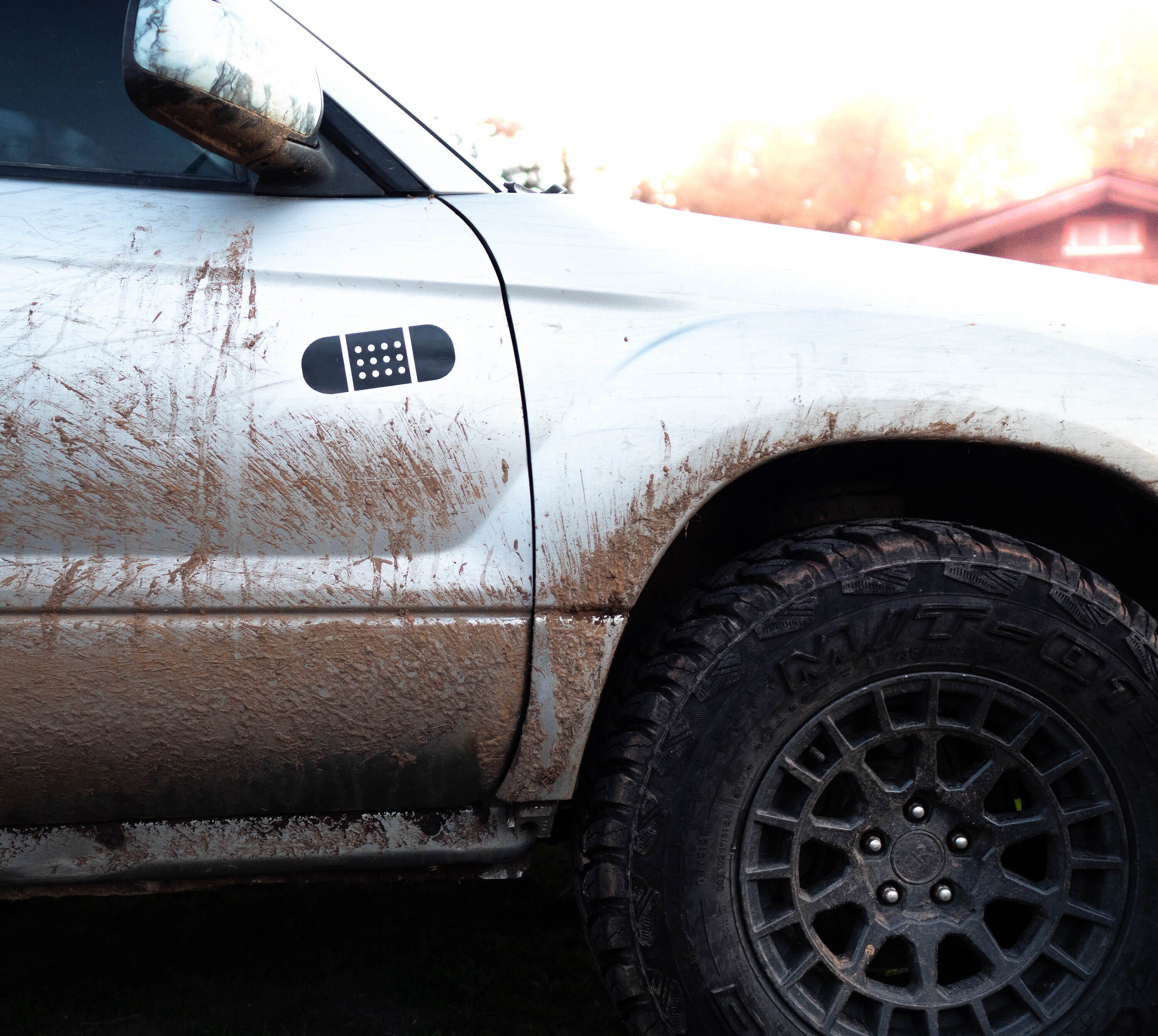 Bandaid Dent Cover-up Vinyl Sticker Decal 4x4 Off-road Wheeling - Etsy