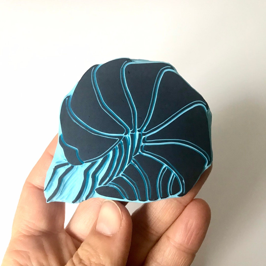 Roly Poly Rubber Stamp / Block Printing / Pill Bug / Hand Carved Stamp ...