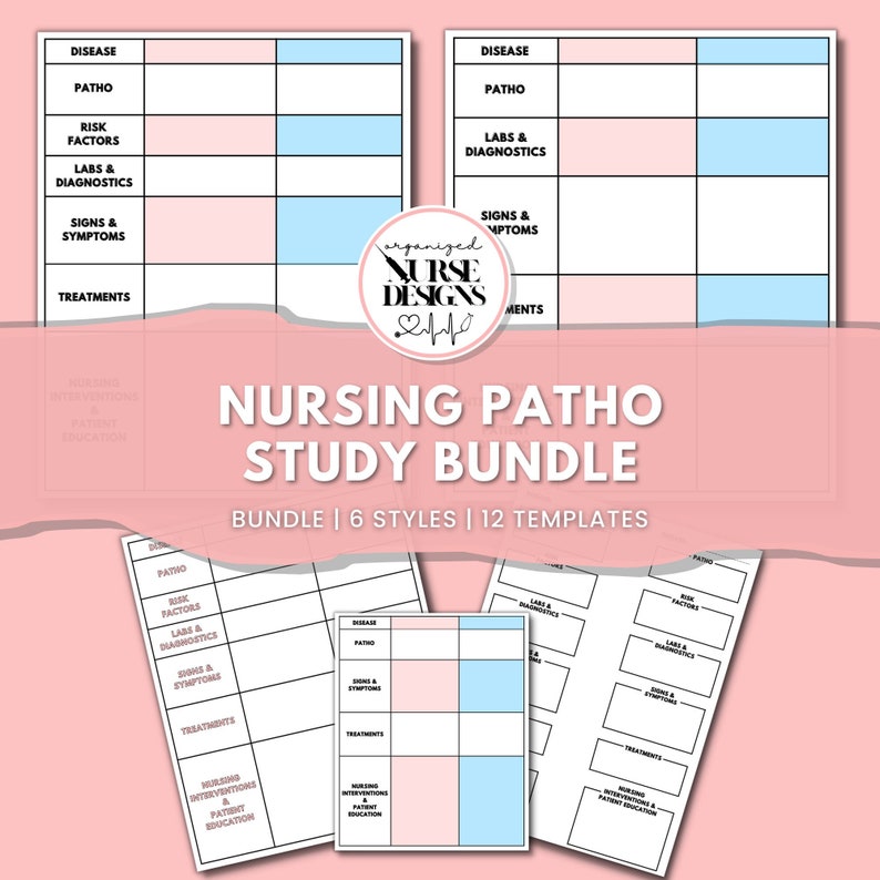 Nursing School Notes Template Nursing Student Nurse Nursing School ...