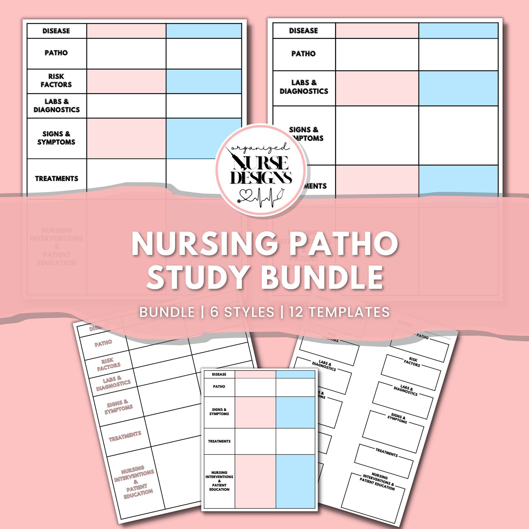 Nursing School Notes Template Nursing Student Nurse Nursing School ...