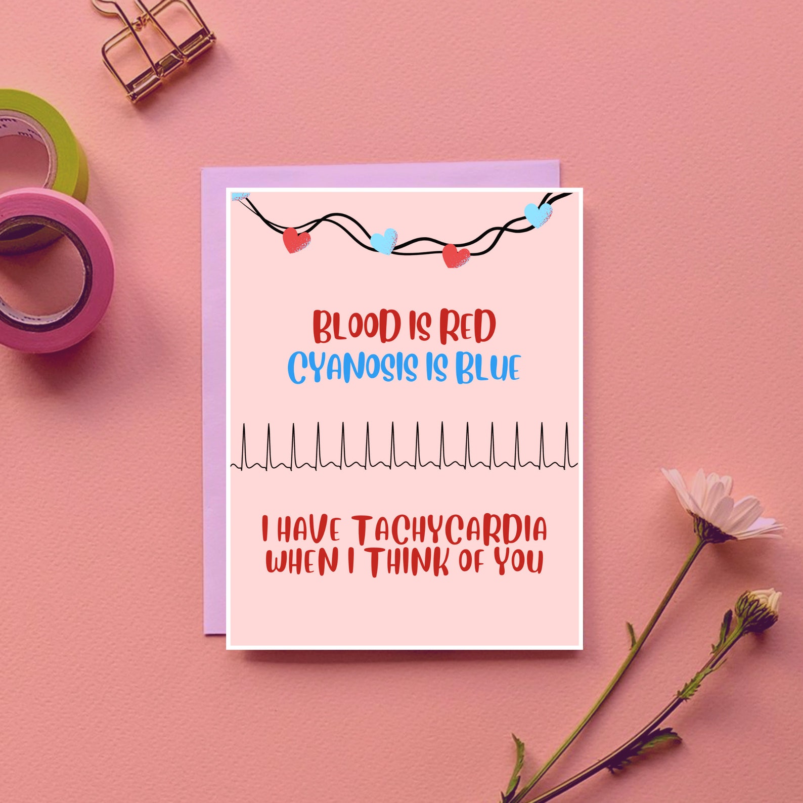 Funny Medical Valentine's Day Cards: Printable Nurse Valentines (PDF ...