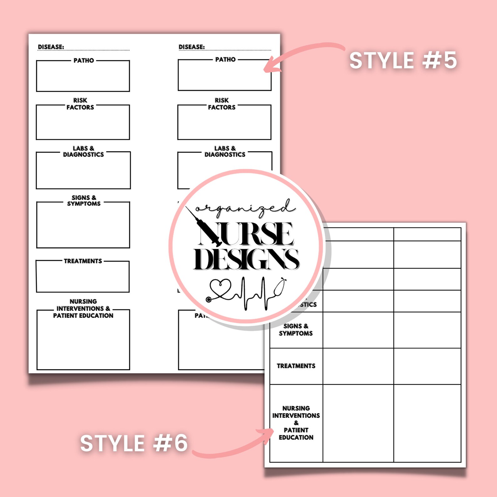 Nursing School Notes Template Nursing Student Nurse Nursing School ...