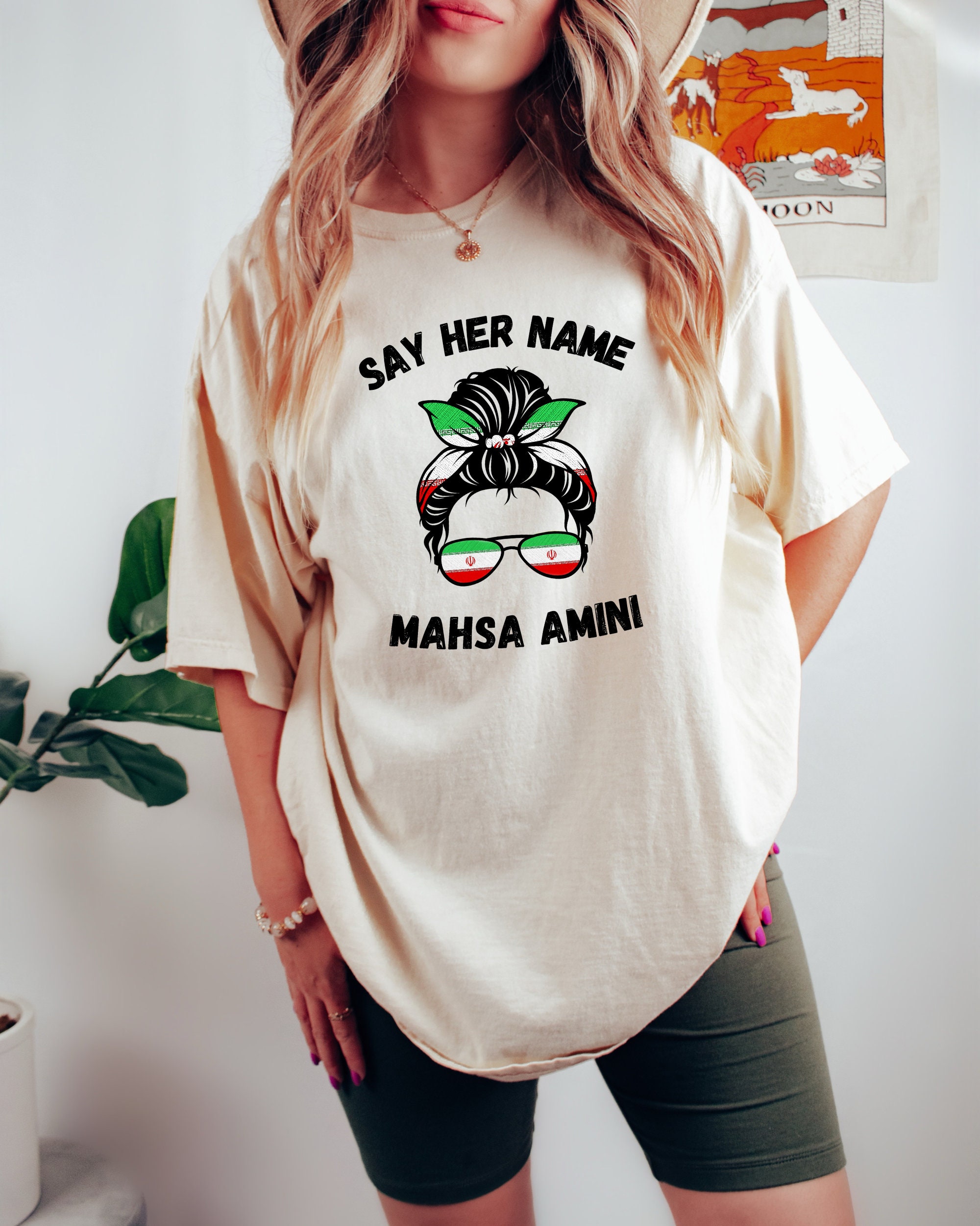 Say Her Name Mahsa Amini Stand With Iranian Women Shirt - Etsy Hong Kong