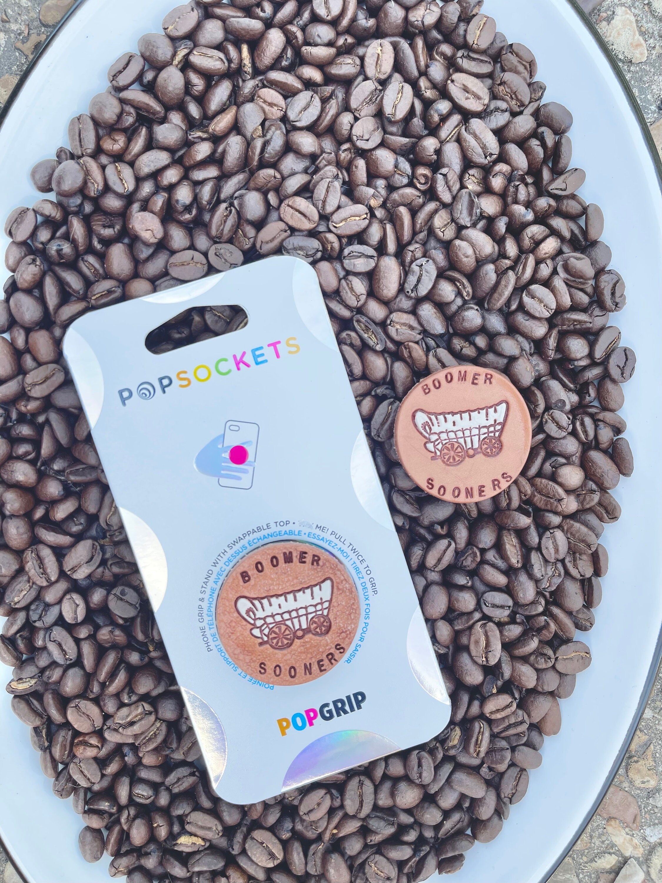 Tooled Leather Popsocket Boomer Sooners - Etsy