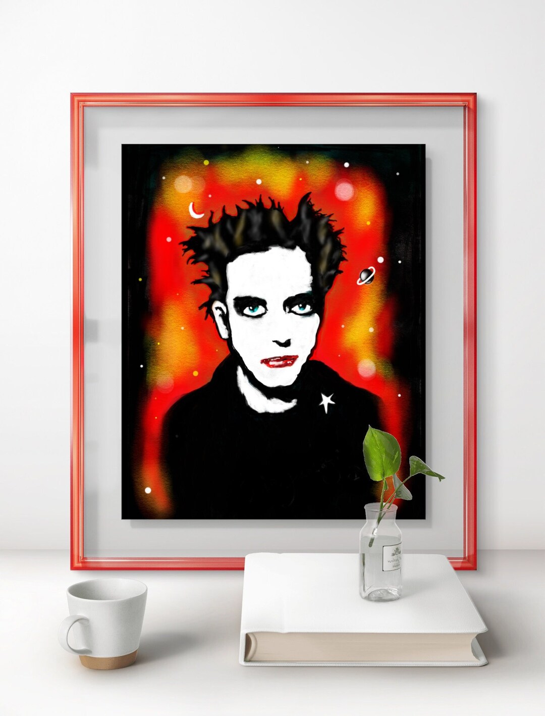 Robert Smith A4 Art Print the Cure Art Print Wall Decor Wall Art the ...