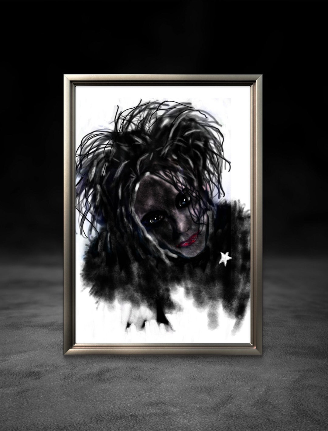 Robert Smith Art Print - the Cure Art Print - Wall Decor - the Cure ...
