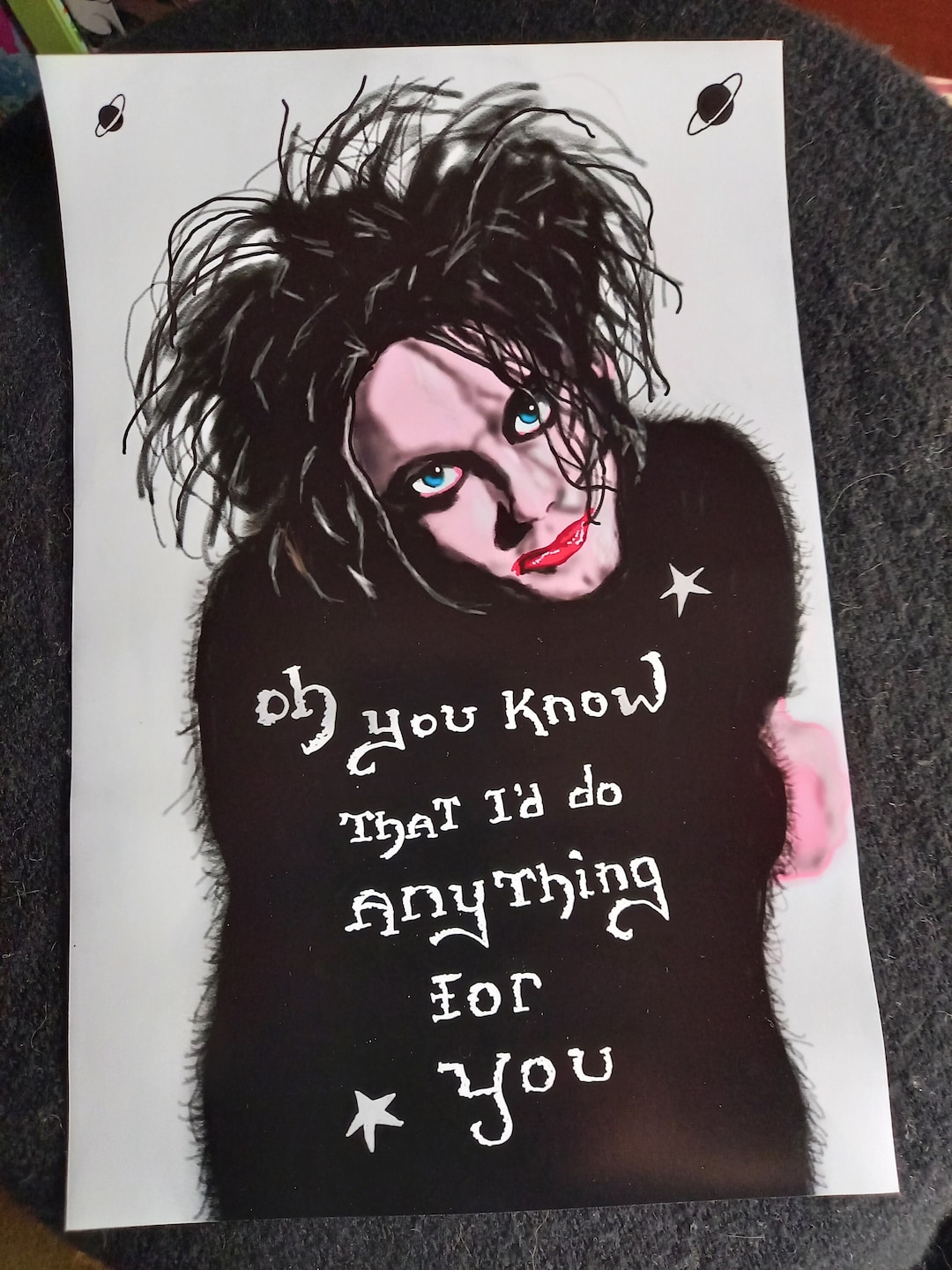 Robert Smith Poster the Cure the Cure Gift Poster Rock - Etsy