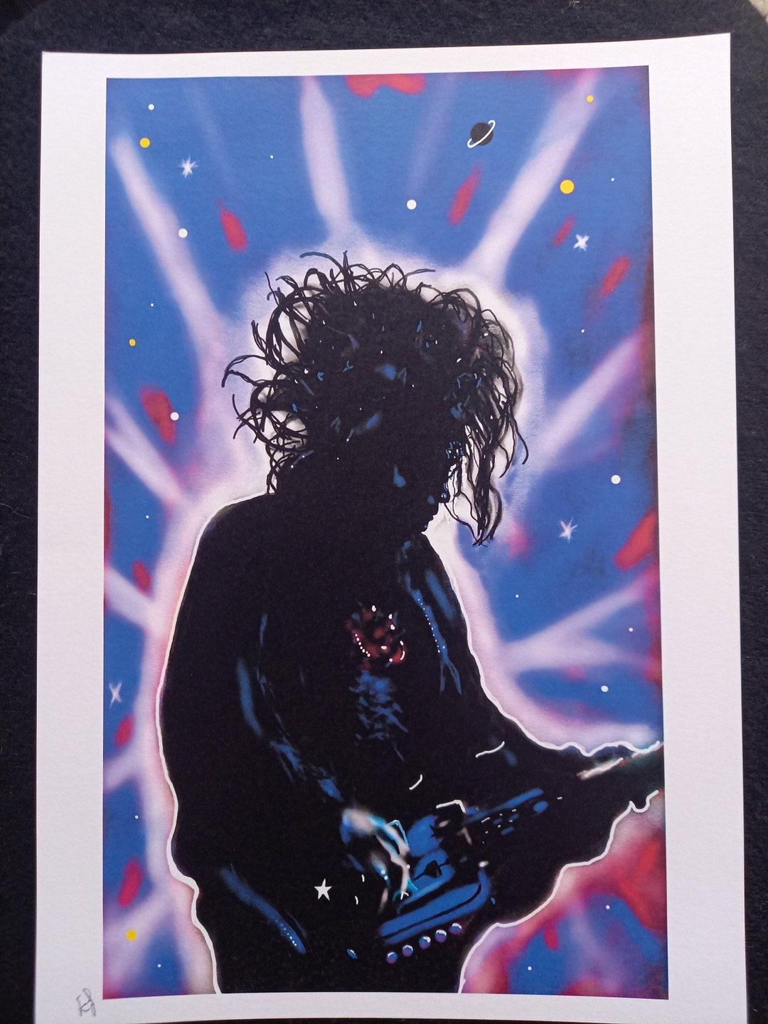 Robert Smith Art Print the Cure Art Print Wall Decor Wall Art the Cure ...