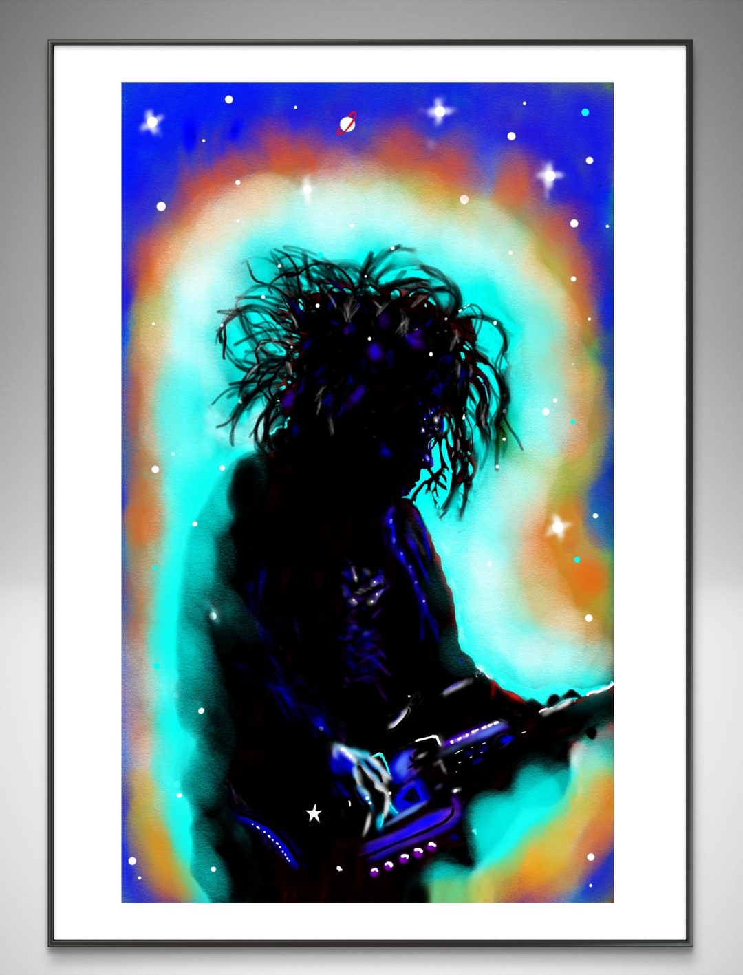 Robert Smith A3 Art Print - the Cure Art Print - Wall Decor - Wall Art ...