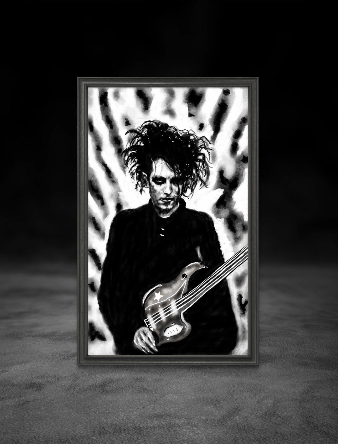 Robert Smith A4 Art Print - the Cure Art Print - Wall Art - the Cure ...