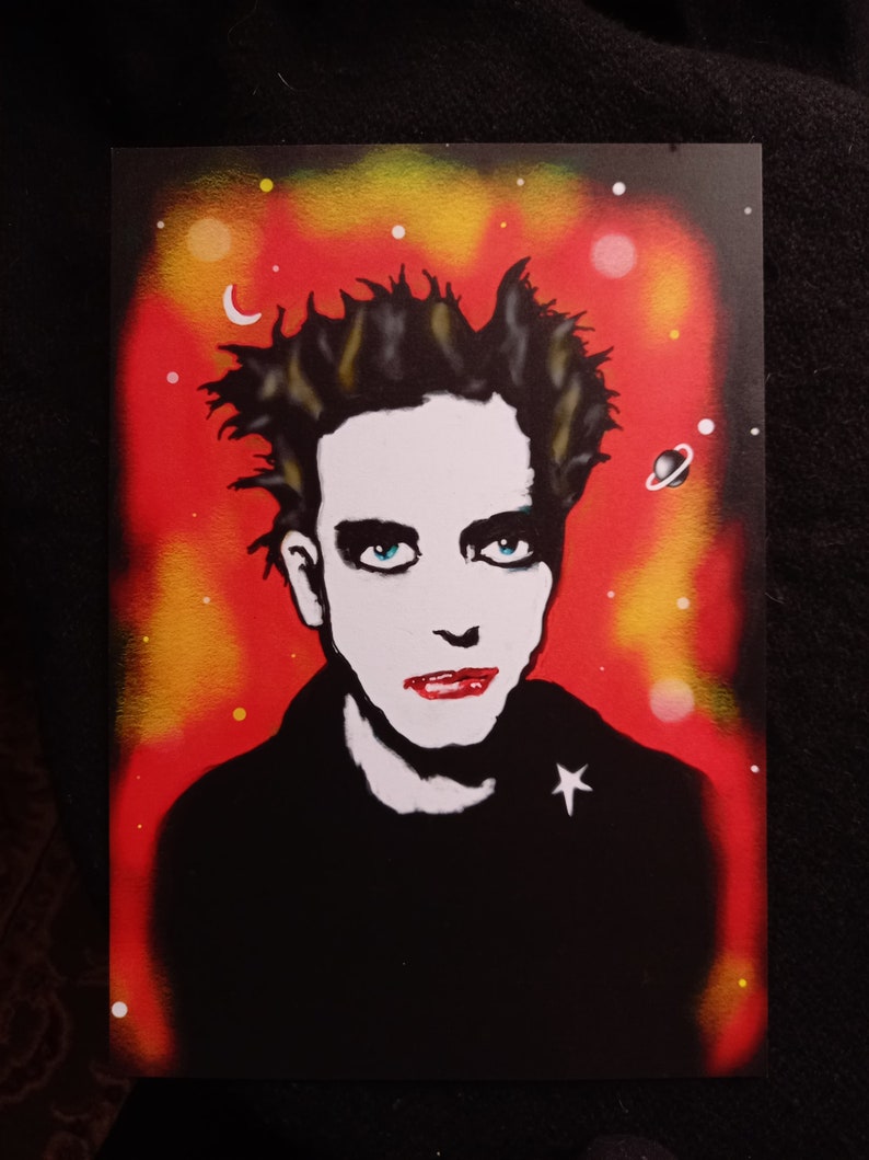Robert Smith A4 Art Print the Cure Art Print Wall Decor - Etsy