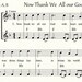 4 Thankful Hymns for Violin Solo/duet: to God Be the Glory, Let All ...