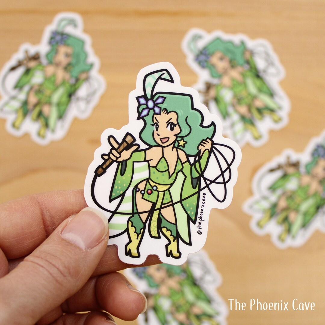 FF4 Rydia - 3" Vinyl Sticker - Cute Final Fantasy IV Waterproof ...