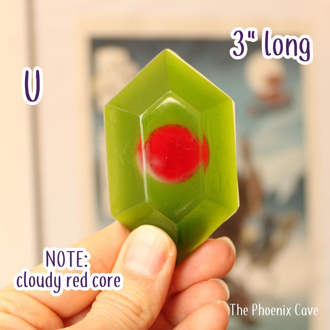 FF6 Giant Magicite u 3 Long Resin Crystal Prop, Cosplay Prop, Final ...