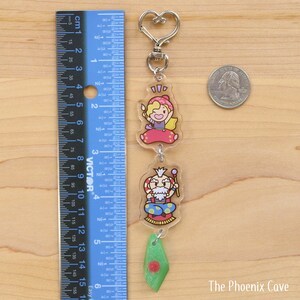 FF6 Relm + Strago Linked Charms - Final Fantasy 6 Acrylic Keychain ...