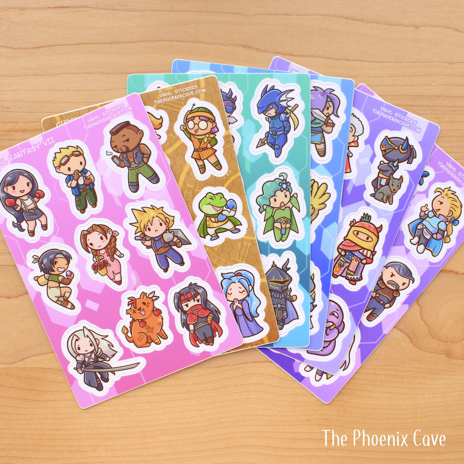 FF5 VINYL Stickers - 4x6" Sticker Sheet - Waterproof Vinyl Decals - Etsy