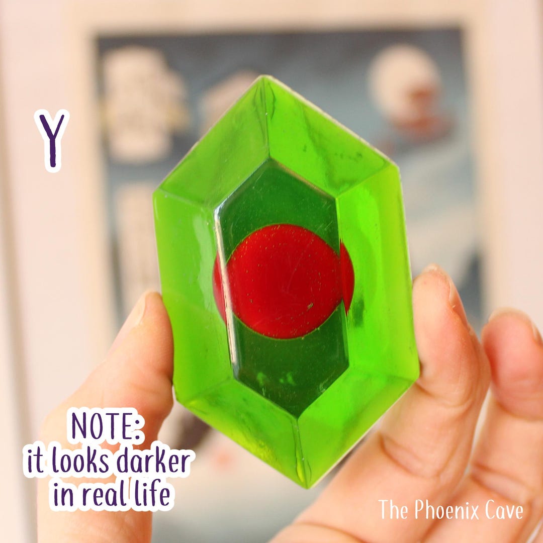 FF6 Giant Magicite y 3 Long Resin Crystal Prop, Cosplay Prop, Final ...