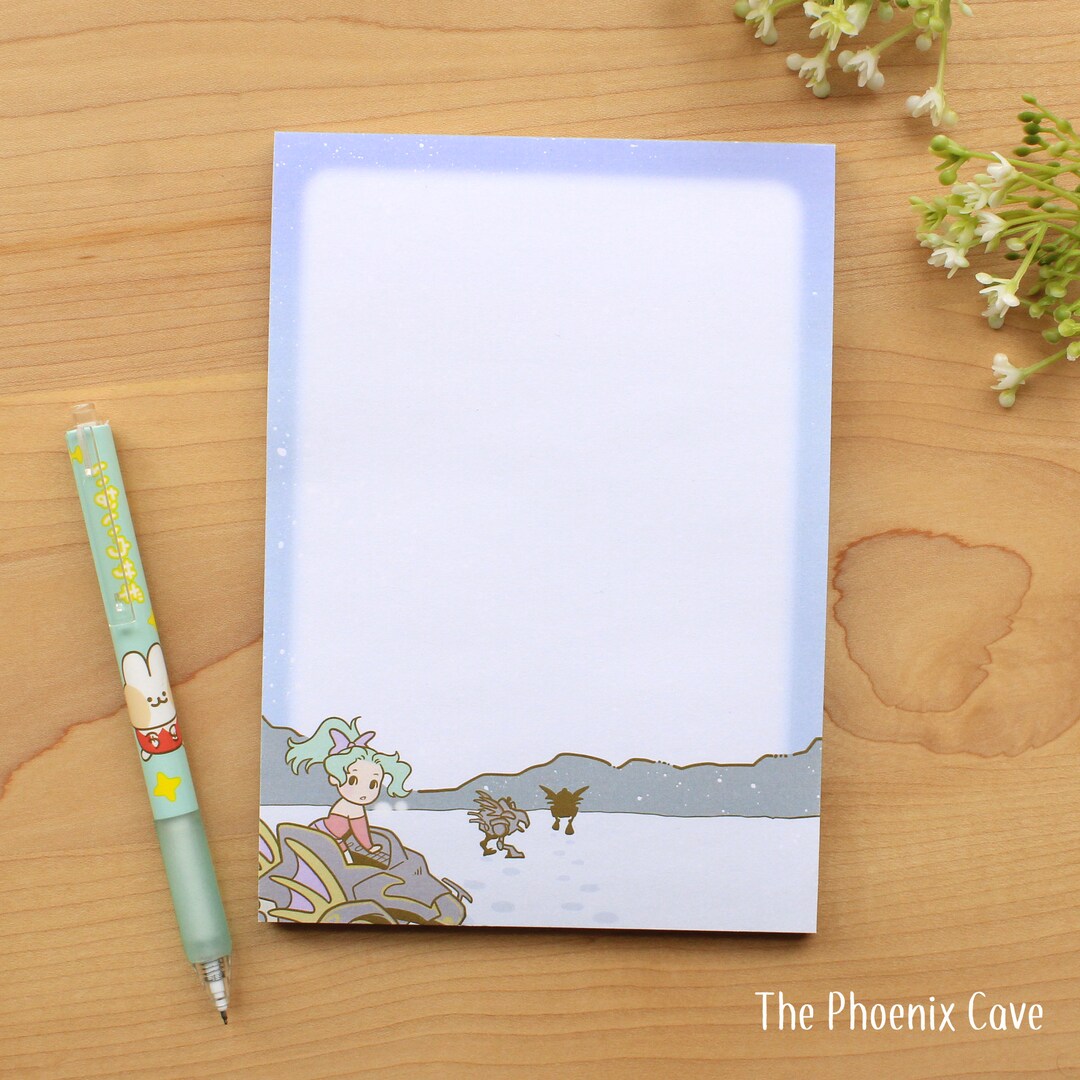Terra and Magitek Large Note Pad - 5x7" Memo Pad - Final Fantasy VI ...