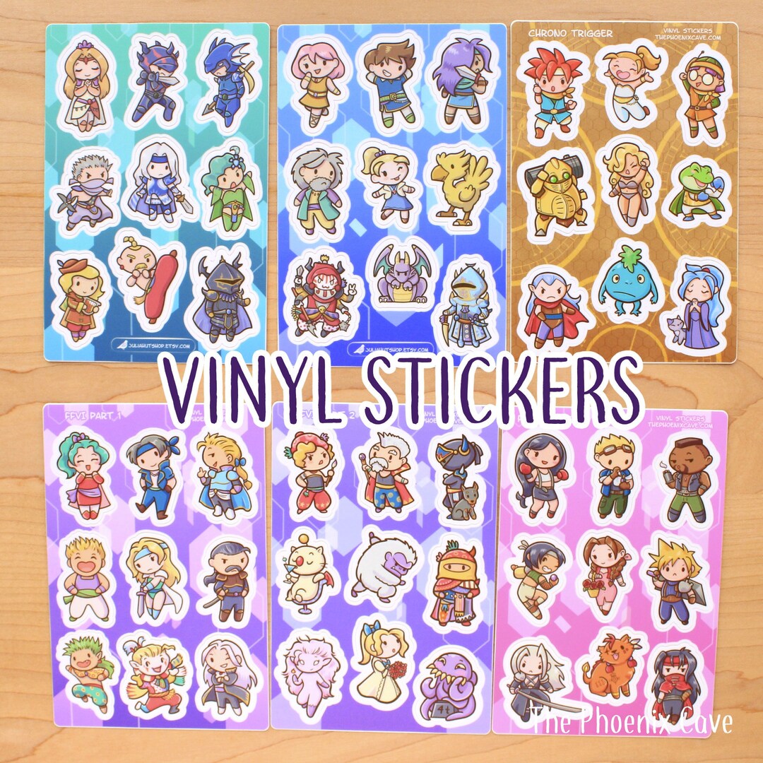 RPG VINYL Stickers 4x6 Sticker Sheet Waterproof - Etsy