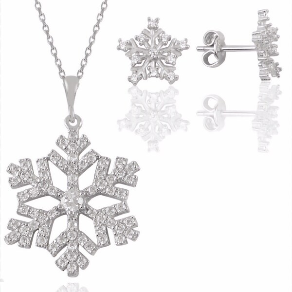 Snowflake Necklace - Etsy