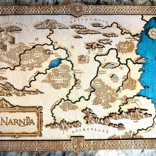 Map of Narnia - Etsy