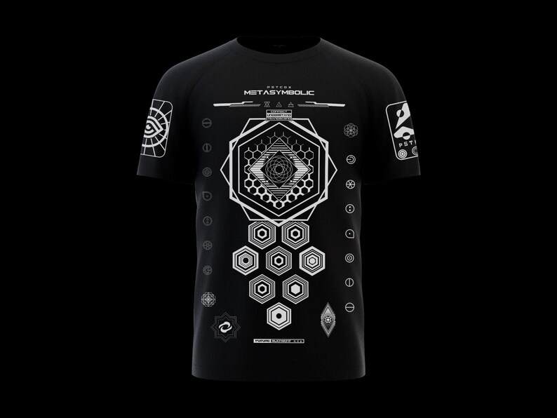 Cyberpunk, Metaphysical T-shirt, Techwear Apparel Print, Futuristic ...