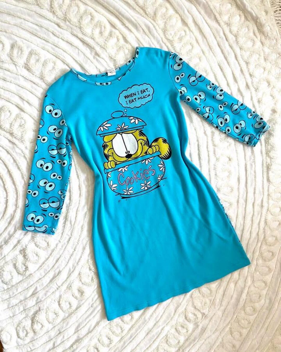 Vintage Garfield the Cat Nightgown: Nickelodeon Cartoon Sleepwear ...