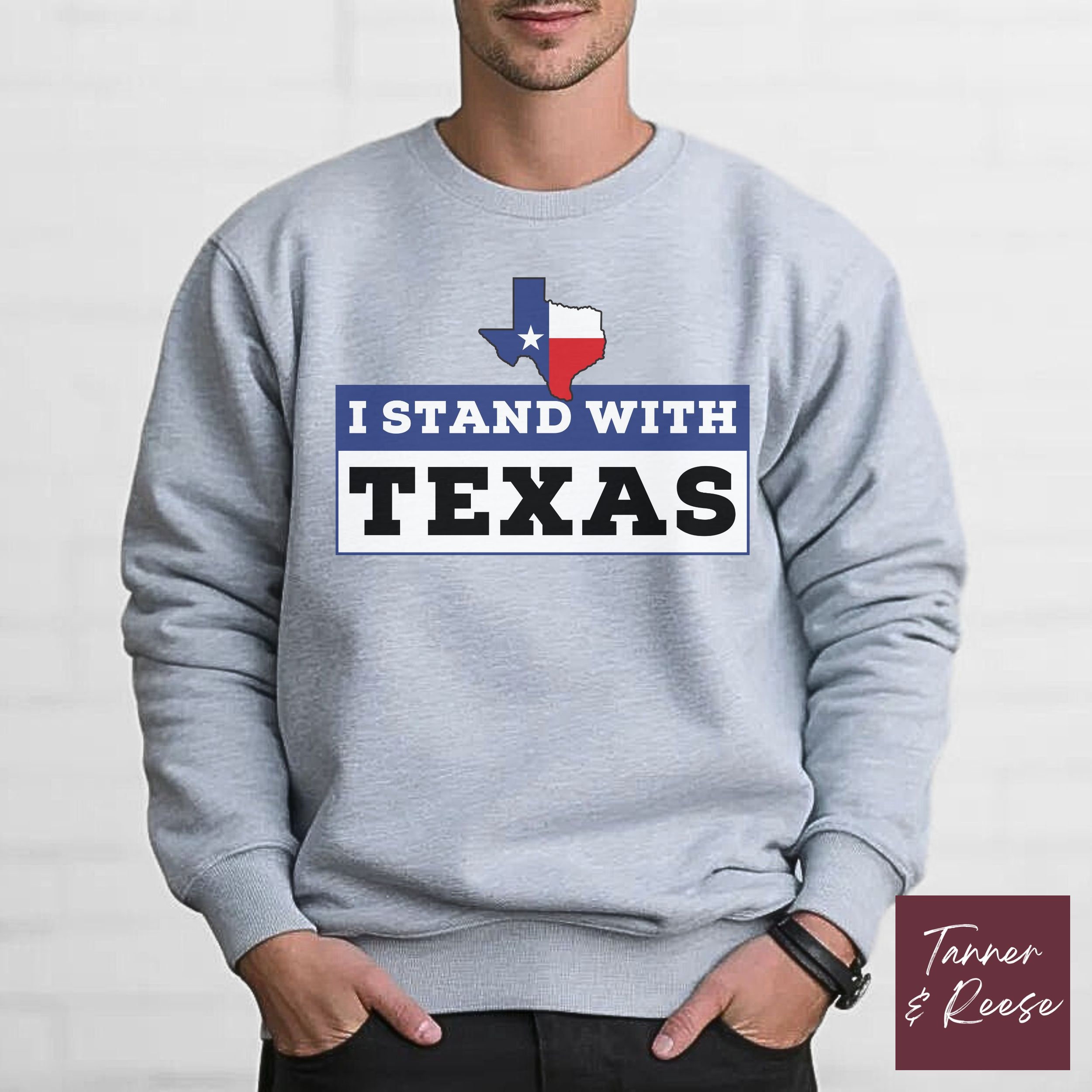I Stand With Texas Shirt Stand With TX Tshirt Secure the Border Shirt ...