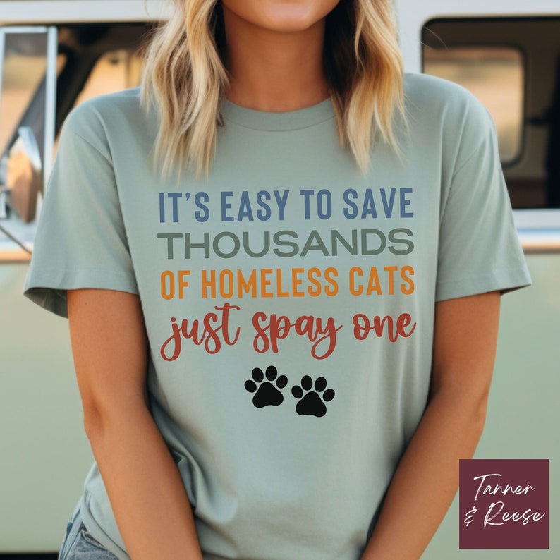 Save Feral Cats Shirt Feral Cat Rescue Shirt Feral Cat Rescuer Shirt ...