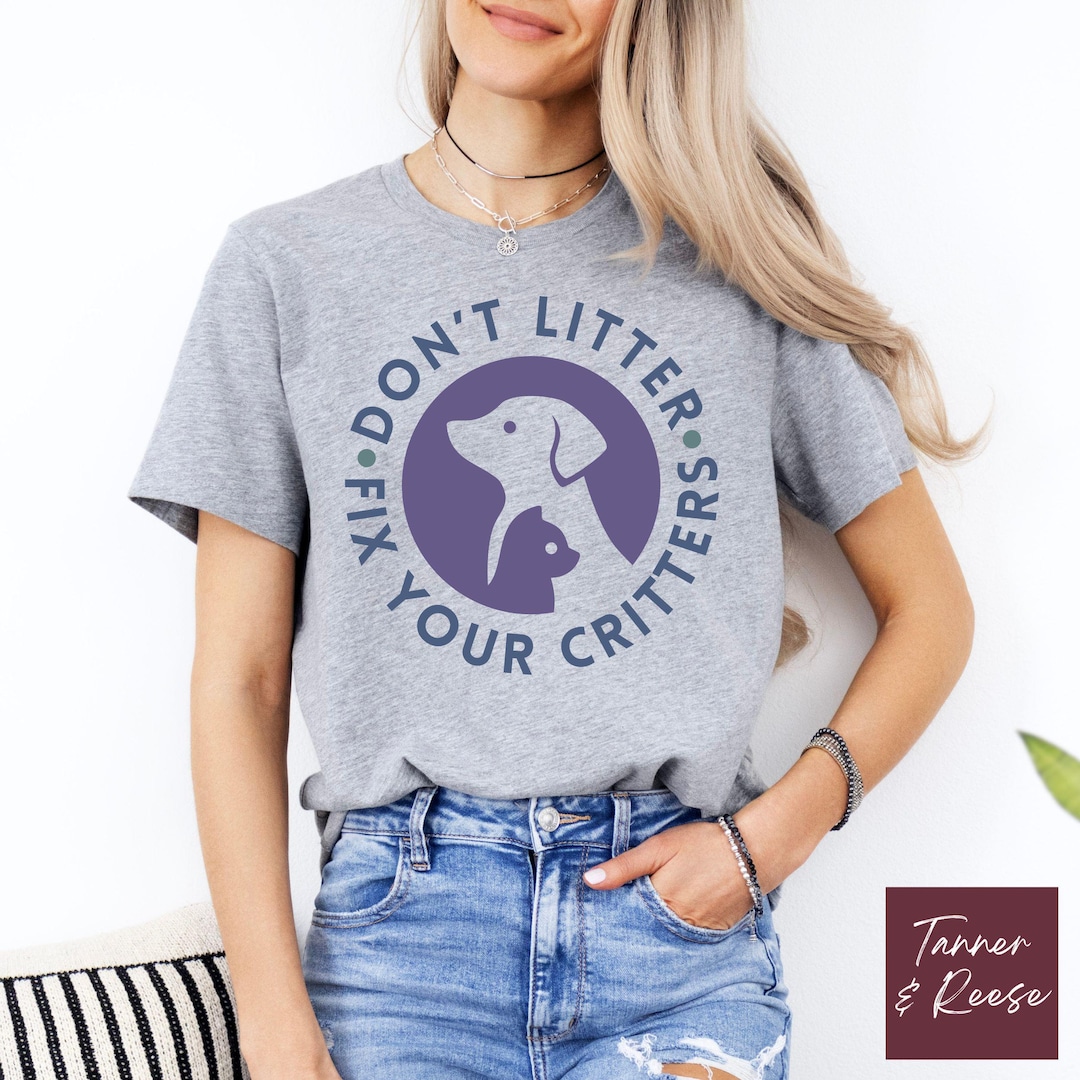 Spay Neuter Shirts Spay and Neuter Shirt TNR Shirt Prevent A Litter Tee ...