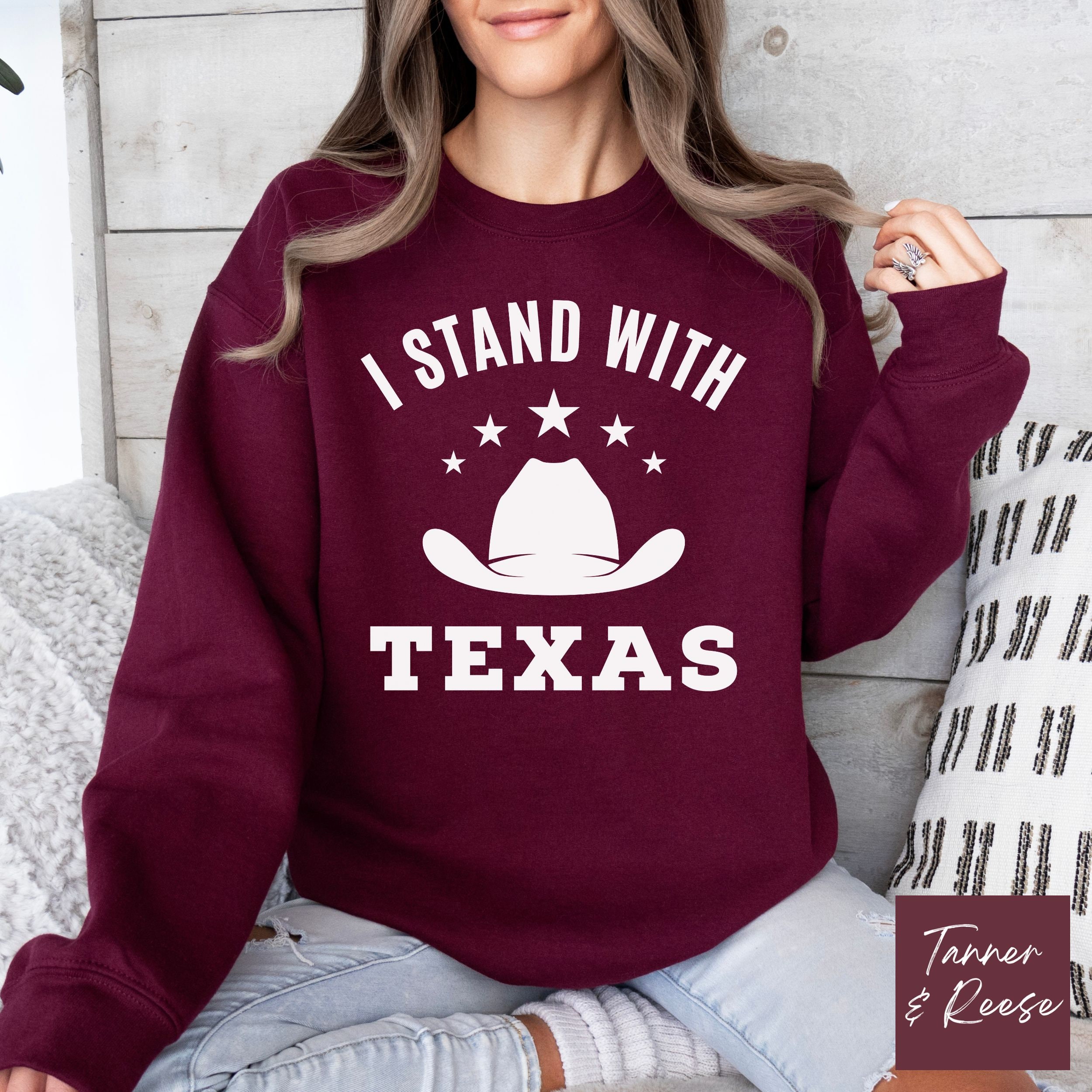 I Stand With Texas Shirt Stand With TX Tshirt Secure the Border Shirt ...