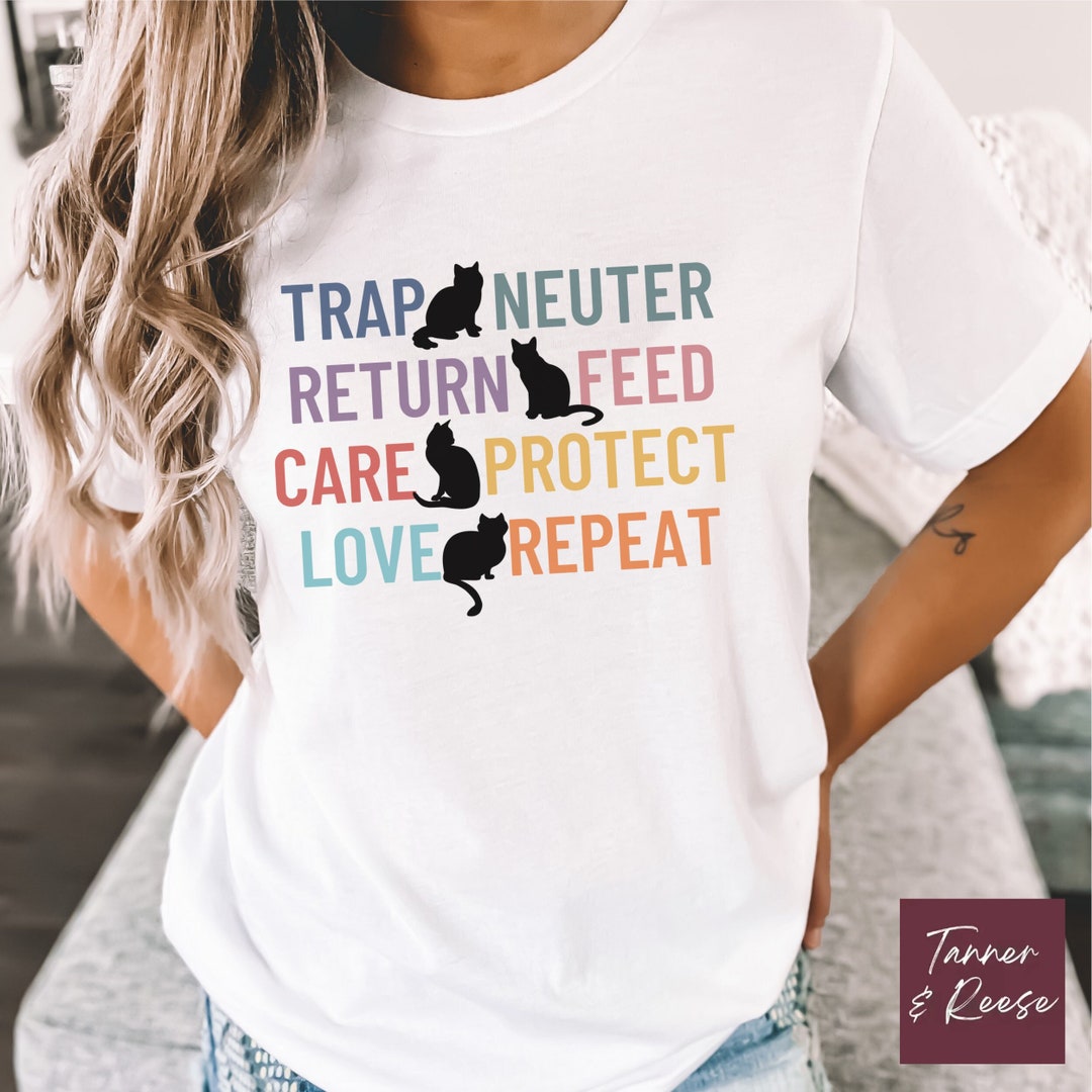 Feral Cat Rescue Shirts Feral Cat Rescuer Shirt Feral Cat Whisperer ...