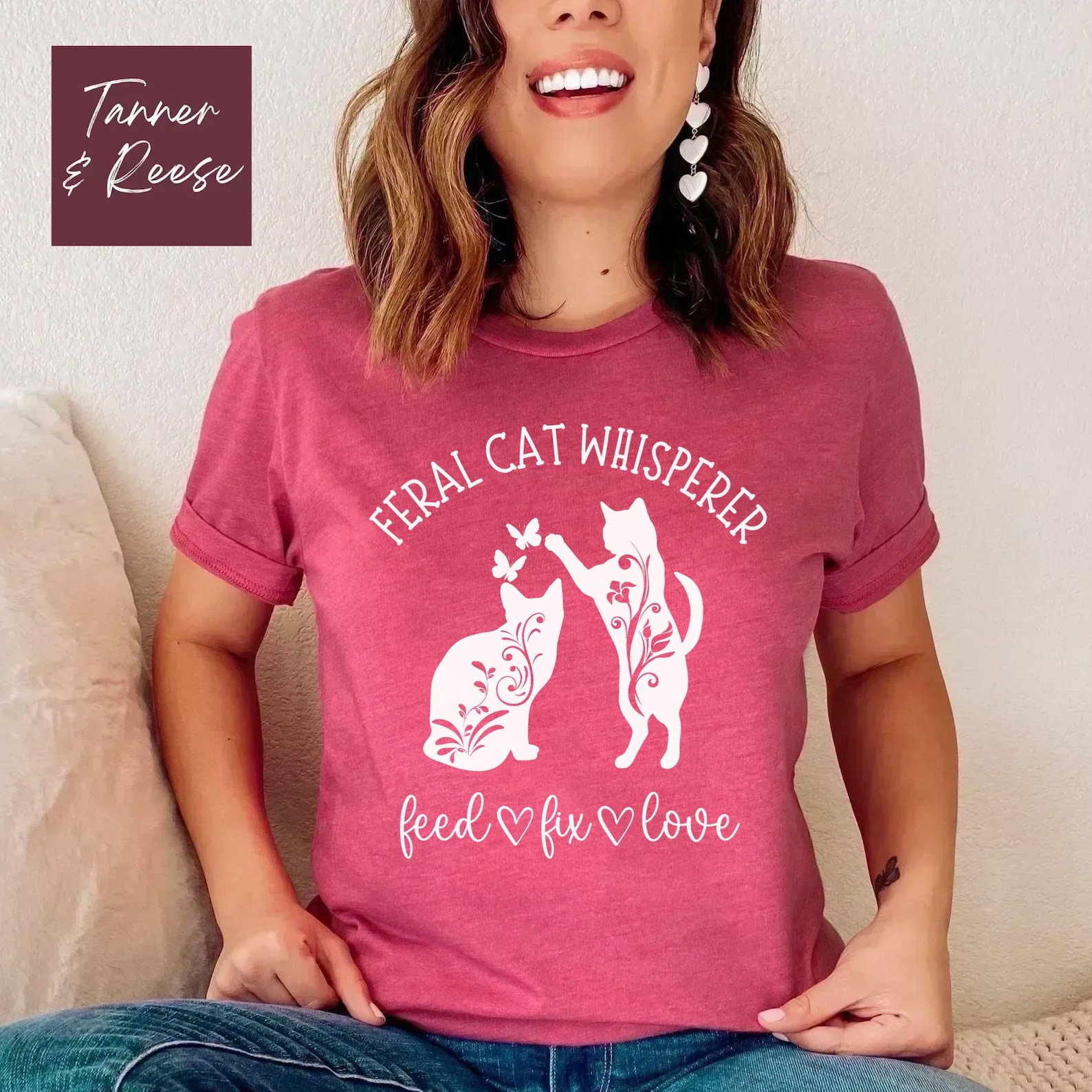 Spay Neuter Shirts Spay and Neuter Shirt Cat Rescue Shirts Save Feral ...