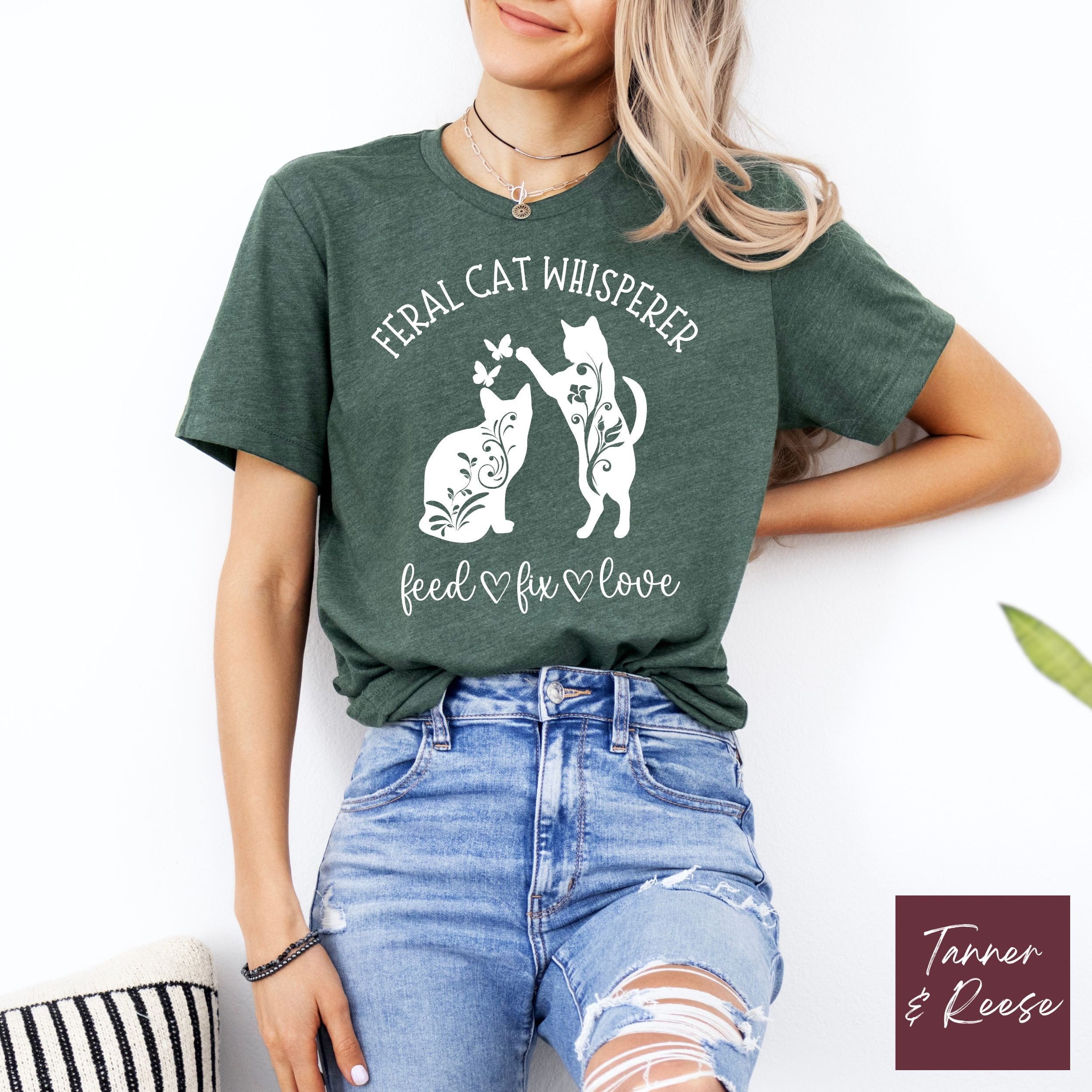 Spay Neuter Shirts Spay and Neuter Shirt Cat Rescue Shirts Save Feral ...