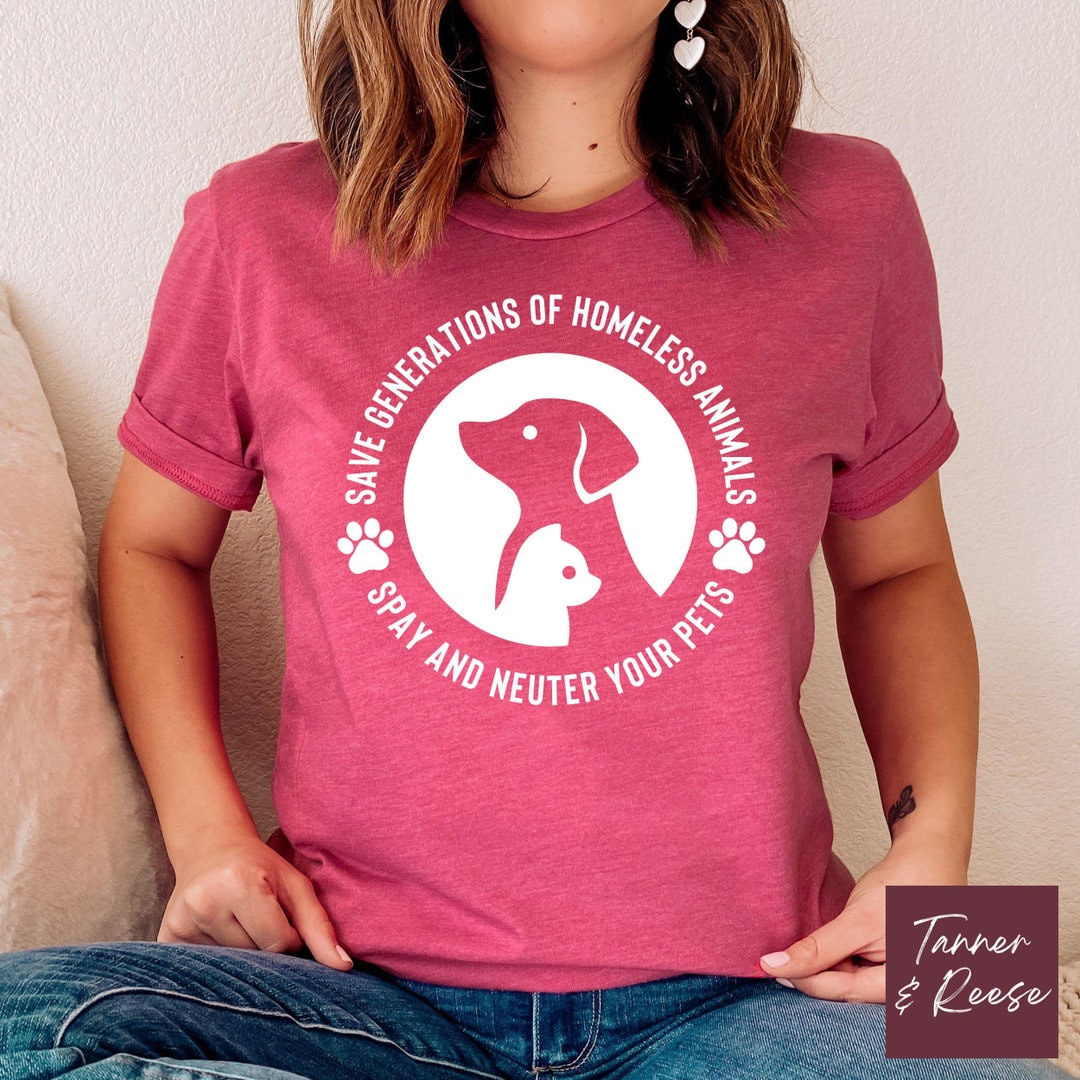 Spay Neuter Shirt Spay and Neuter Shirts Spay Neuter Clinic Tshirts ...