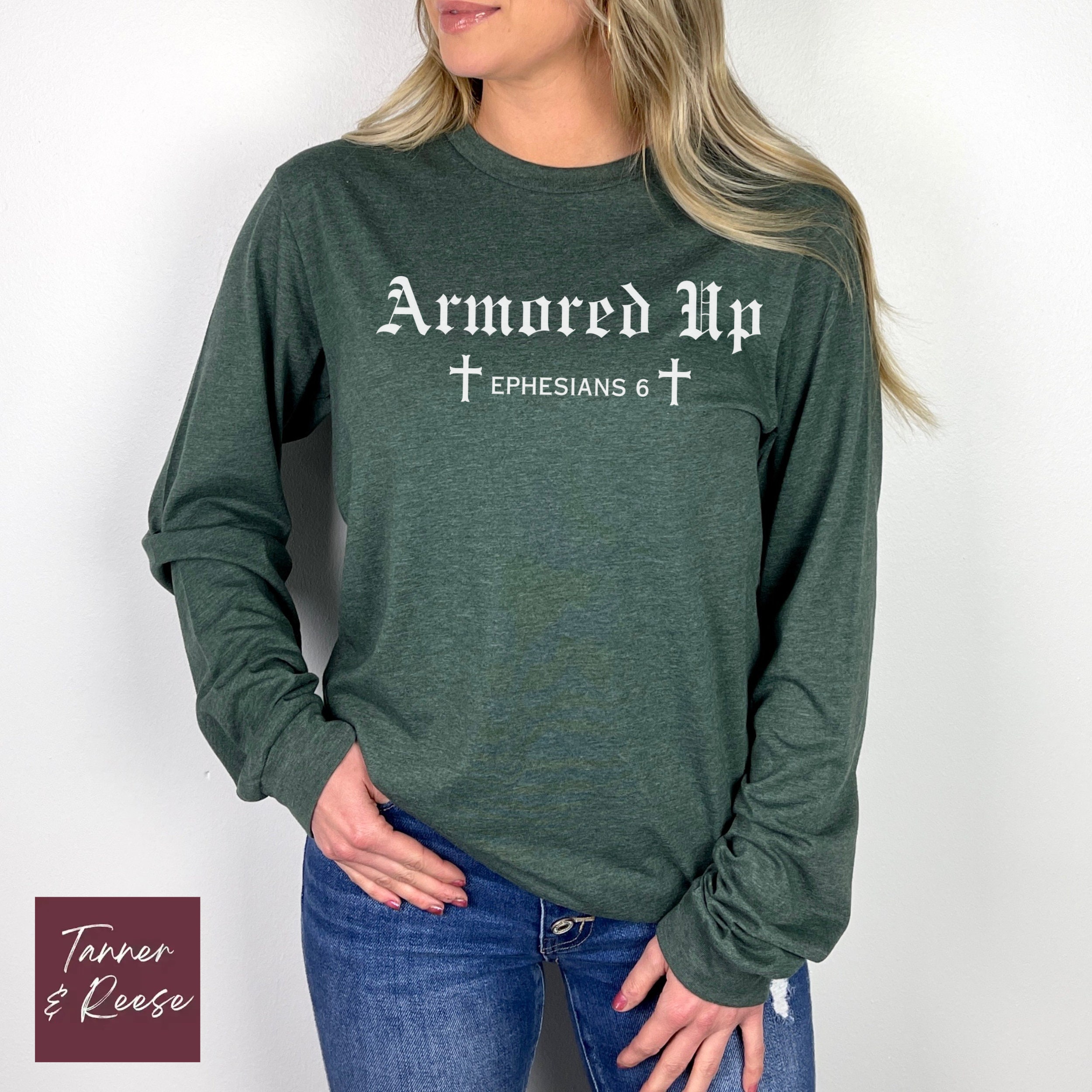 Full Armor of God Shirt Armored up Shirt Armor up Shirt - Etsy