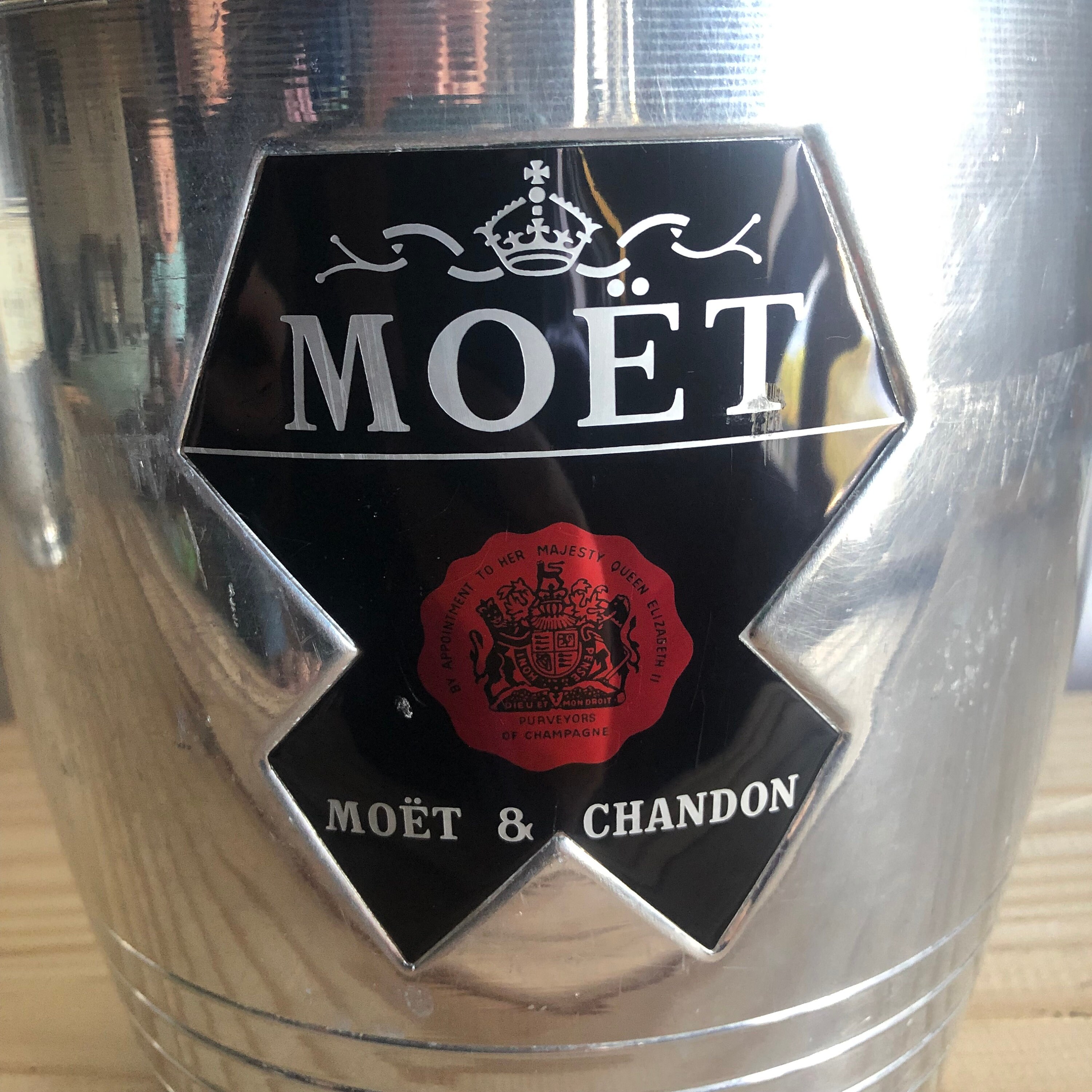 Moet & Chandon Champagne Bucket, French Vintage Ice Bucket, Wine Cooler ...