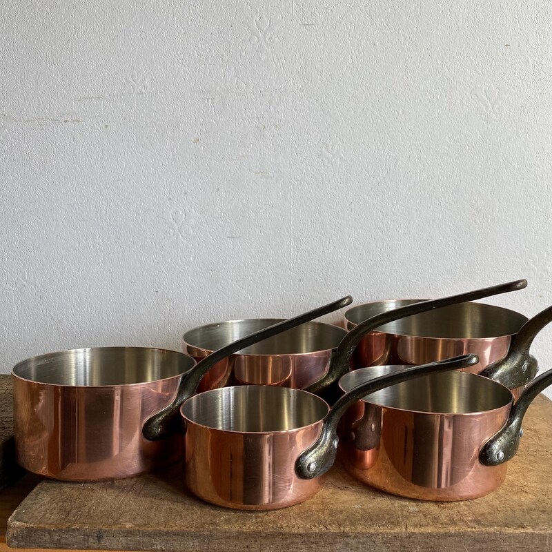French Copper Pans - Etsy