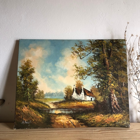 Original Oil Painting by Heinrich Knauf 1901-1976 on Canvas - Etsy