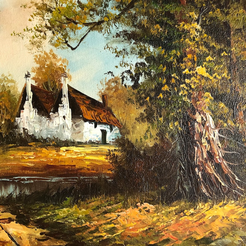 Original Oil Painting by Heinrich Knauf 1901-1976 on Canvas Part of the ...